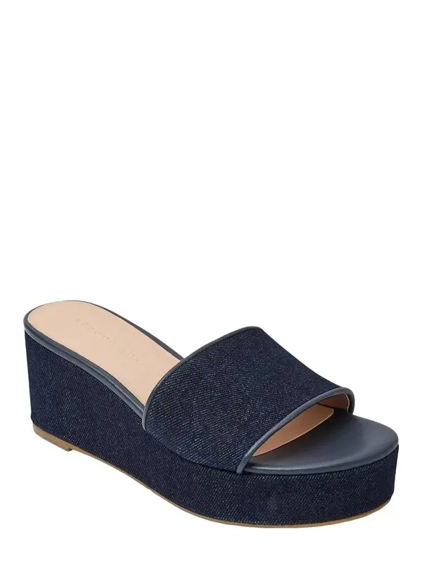 Jack Rogers Bay Platform Wedge Sandal - Indigo