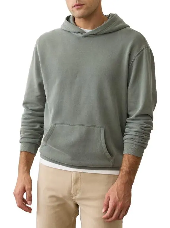 Marine Layer Cloud 9 Cotton Blend Fleece Hoodie - Laurel Wreath