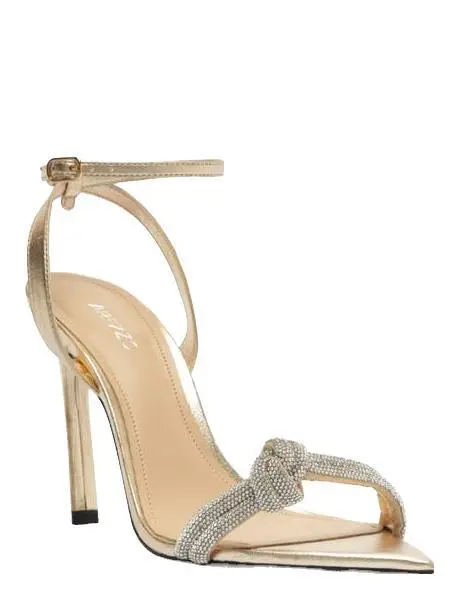 AREZZO Stella Ankle Strap Sandal - Platino