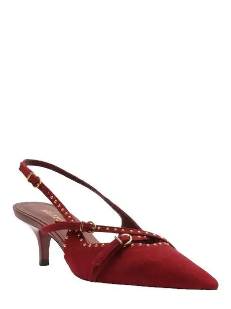 AREZZO Tiana Slingback Pump - Rubi Wine