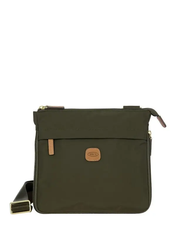 Bric'S X-travel Expandable Shoulder Bag - Olive