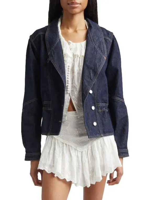 Isabel Marant Dolie Denim Jacket - Blue
