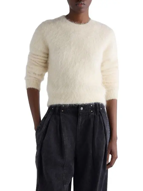 Isabel Marant Hermine Alpaca Blend Sweater - Ecru