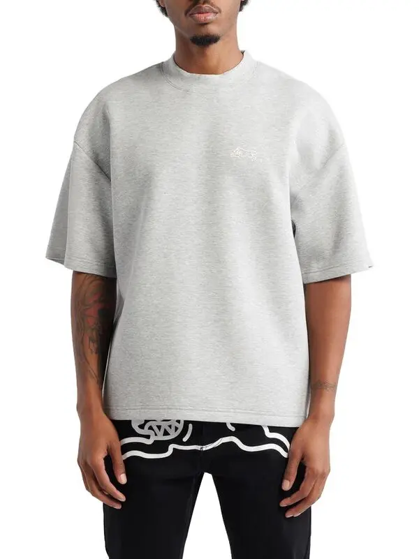 ICECREAM The Boxer Cotton Rib T-shirt - Heather Gray