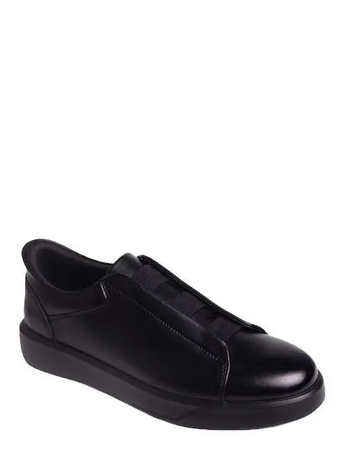 MARC JOSEPH NEW YORK Allen St. Hands-free Leather Sneakers - Black Napa Leather/black Sole
