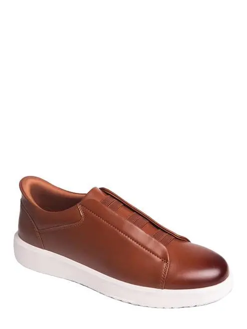 MARC JOSEPH NEW YORK Allen St. Hands-free Leather Sneakers - Cognac Napa Leather