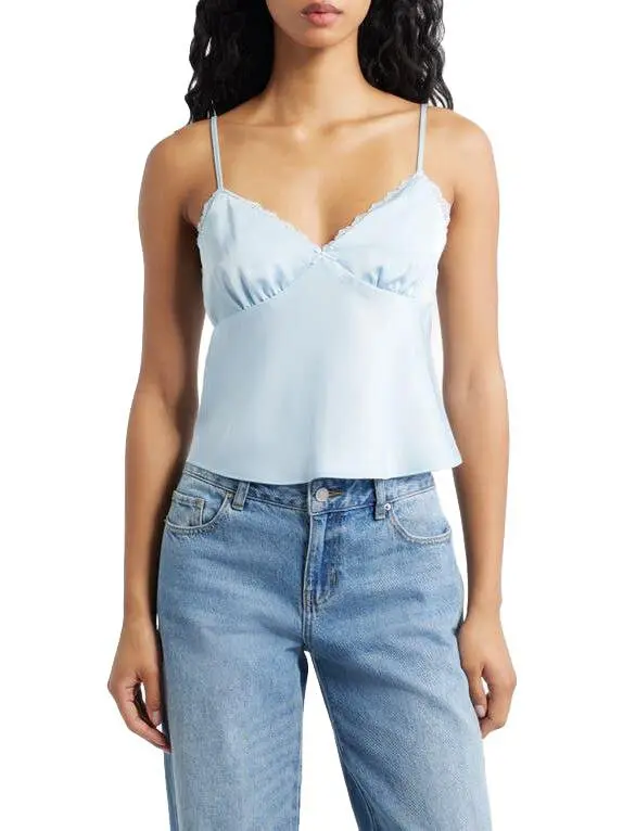 Bp. Lace Trim Camisole - Blue Skyride