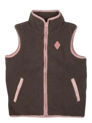THE SUNDAY COLLECTIVE Polar Fleece Vest - Midnight Slate