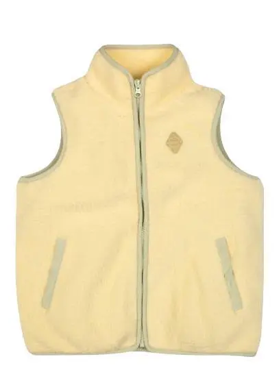 THE SUNDAY COLLECTIVE Polar Fleece Vest - Pale Yellow