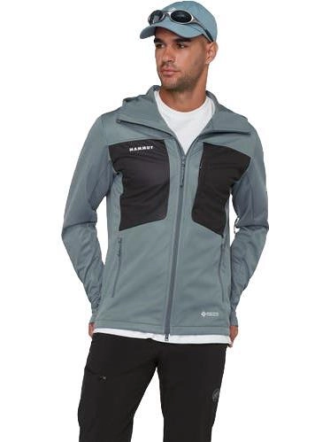 MAMMUT Ultimate Viii So Hooded Jacket - Strata/black