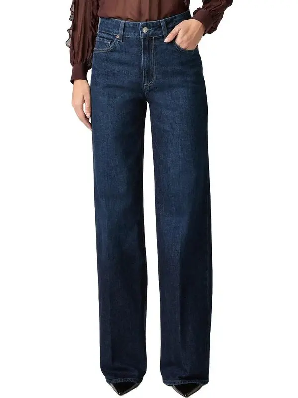 Paige Sasha High-waist Wide-leg Jeans - Dwell