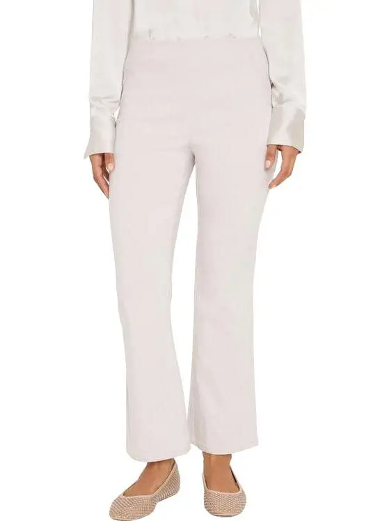 NIC+ZOE Berkeley Wonderstretch Slim Ankle Flare Pants - Powder