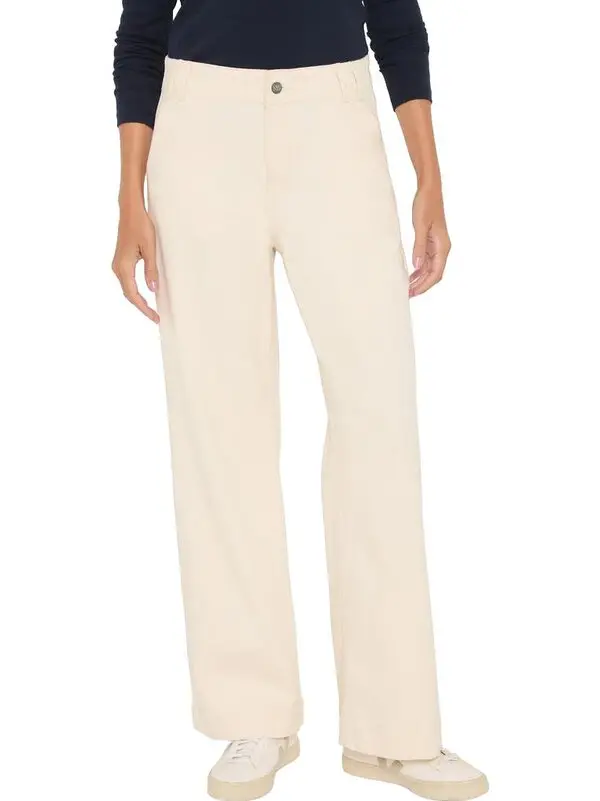 NIC+ZOE Weekend Wide Leg Jeans - Canvas