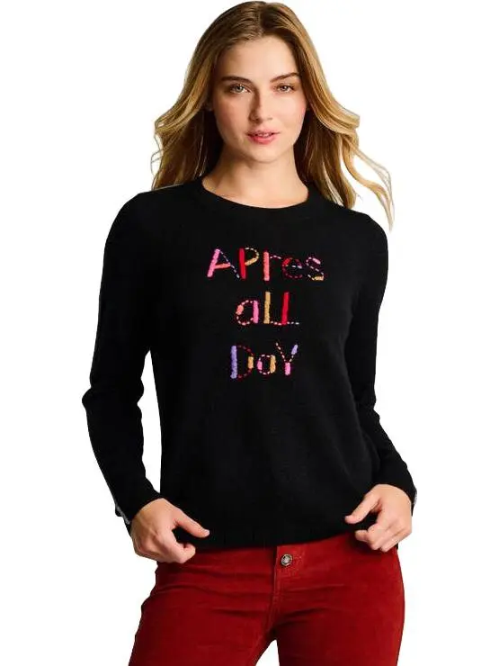Lisa Todd Apres All Day Cashmere Sweater - Onyx