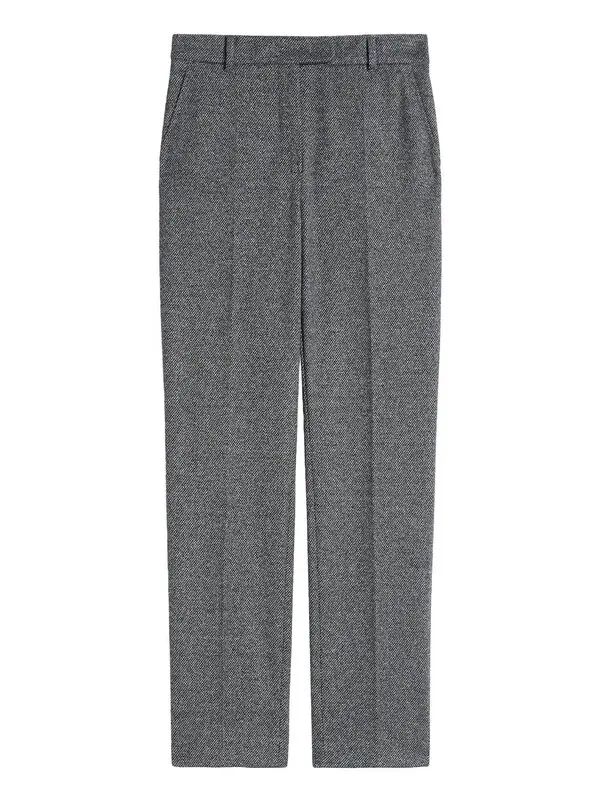 Max Mara Negus Cropped Jersey Trousers - Gray