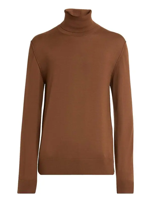 Dolce & Gabbana Cashmere Turtleneck Sweater - Dark Brown