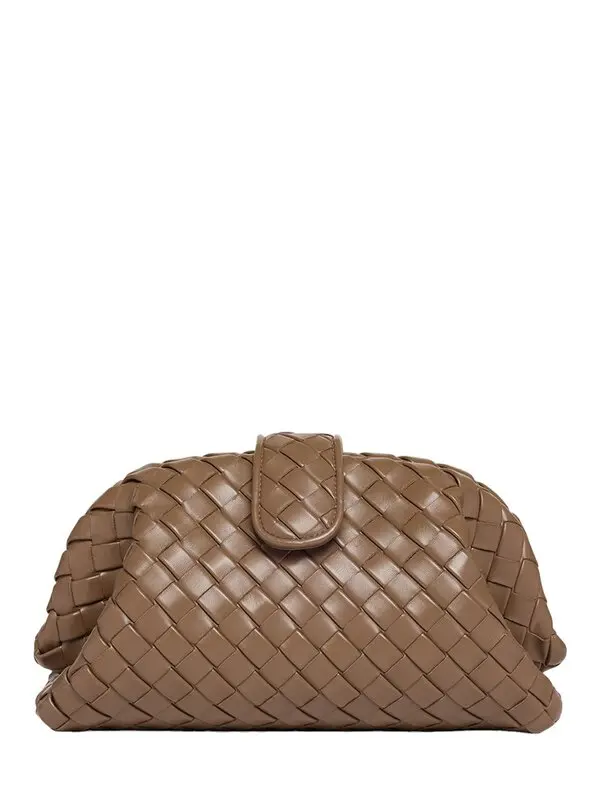 Bottega Veneta Lauren 1980 Teen Bag With Chain - Pinecone