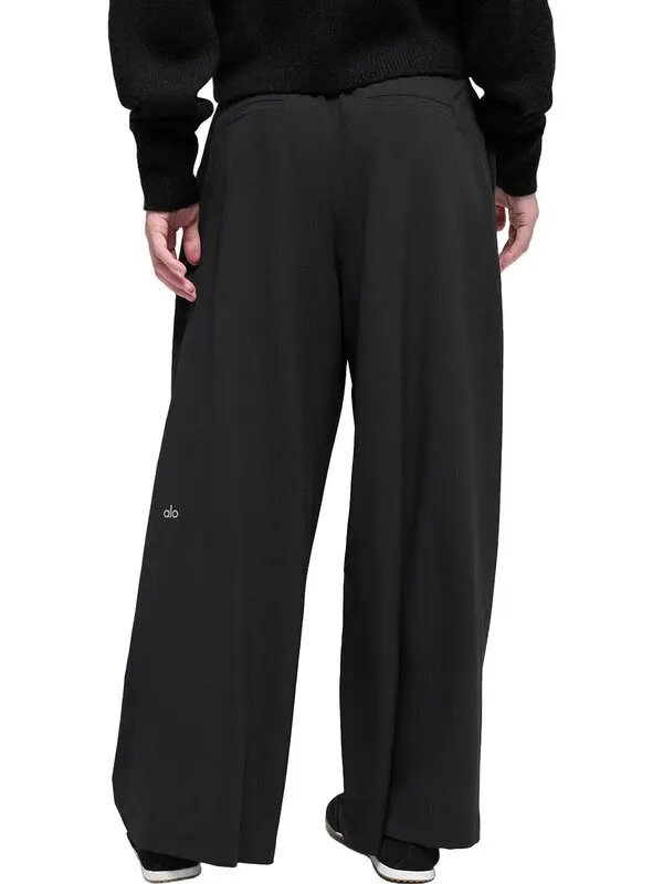 Alo Yoga High-waist Dreamscape Trouser - Black