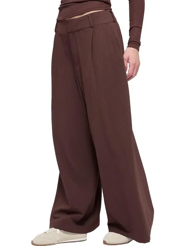 Alo Yoga High-waist Dreamscape Trouser - Brownstone