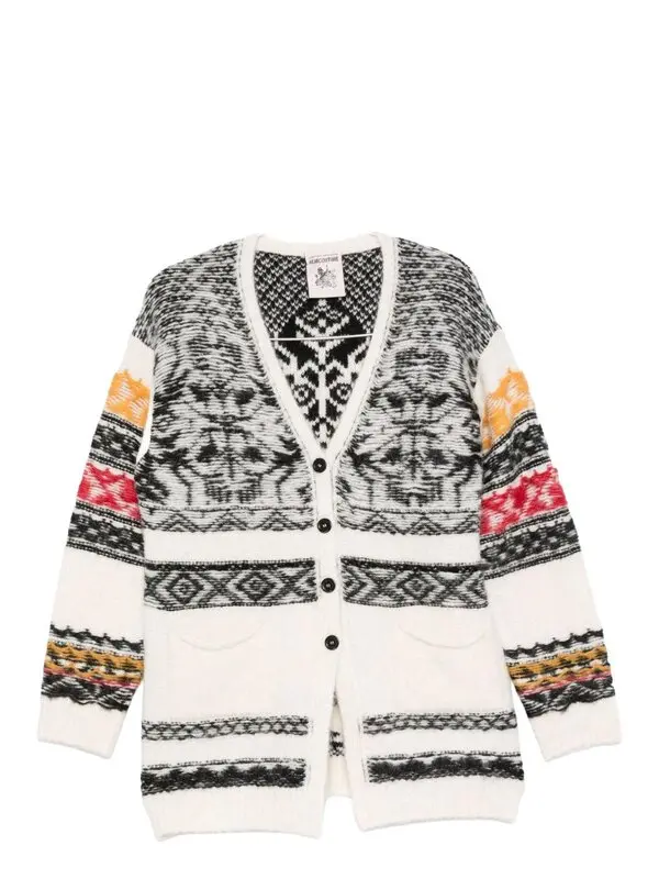 SEMICOUTURE Pierluigi Wool Blend Cardigan - Multi