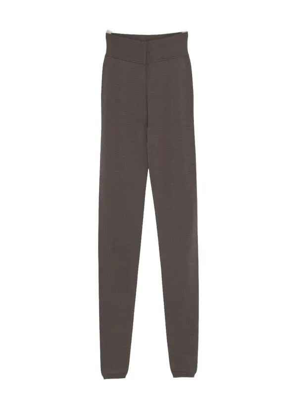 Rick Owens Knitted Leggings - Grey