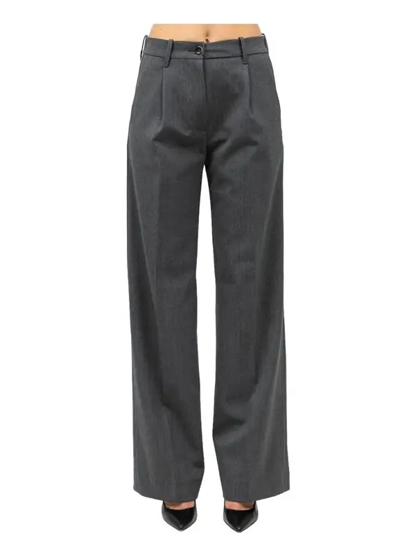 NINE:INTHE:MORNING Straight Leg Pants - Grey