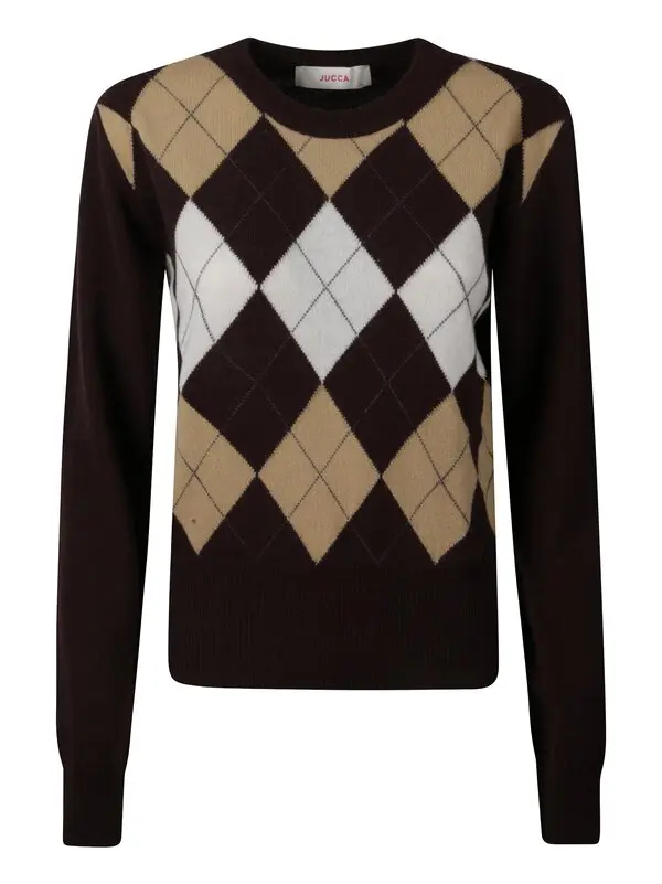 JUCCA Ballantyne Pattern Jumper - Brown