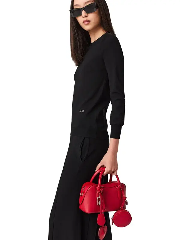 Stella McCartney Long-sleeve Compact Knit Top - Black
