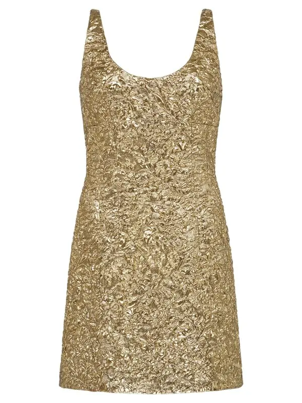 EMILIA WICKSTEAD Einna Floral Dress - Gold