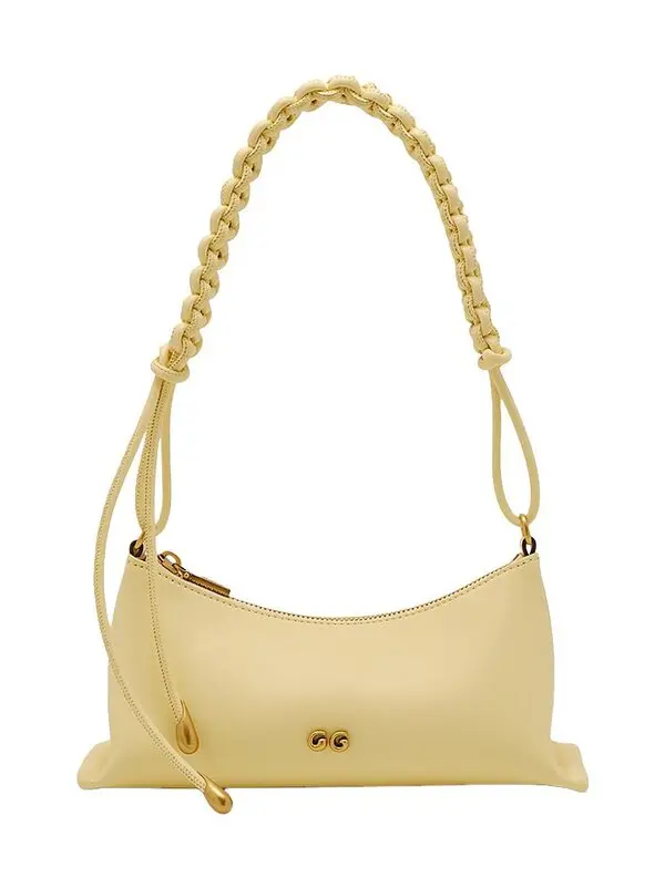 Cult Gaia Osa Leather Shoulder Bag - Buttercream
