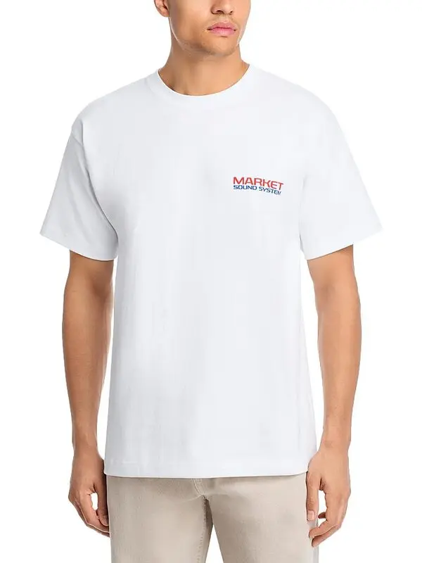 MARKET Speaker Knocker Tee - White
