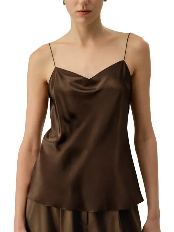 Lilysilk Silk Cami - Chocolate