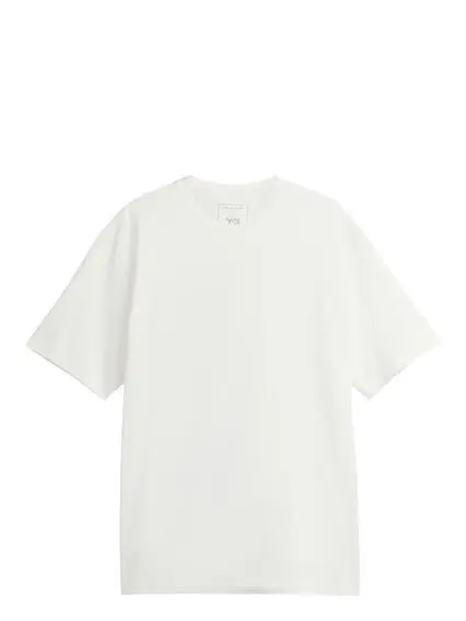 Adidas Y3 Graphic Short Sleeve Tee Shirt - Core White