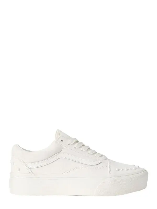 VANS Old Skool Platform Sneakers - Marshmallow White