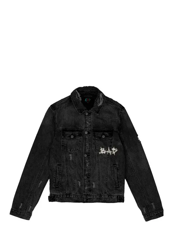 XXXTENTACION Bad Vibes Forever Jean Jacket - Black