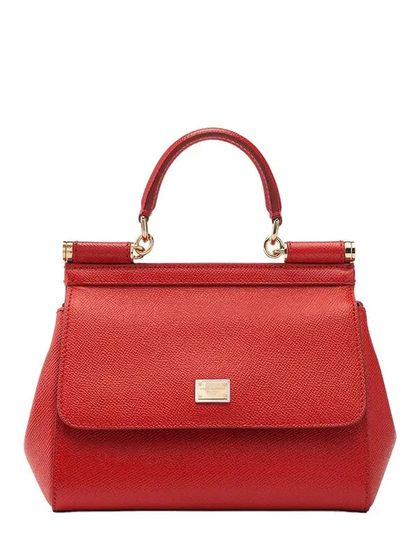 Dolce & Gabbana Small Sicily Handbag - Red