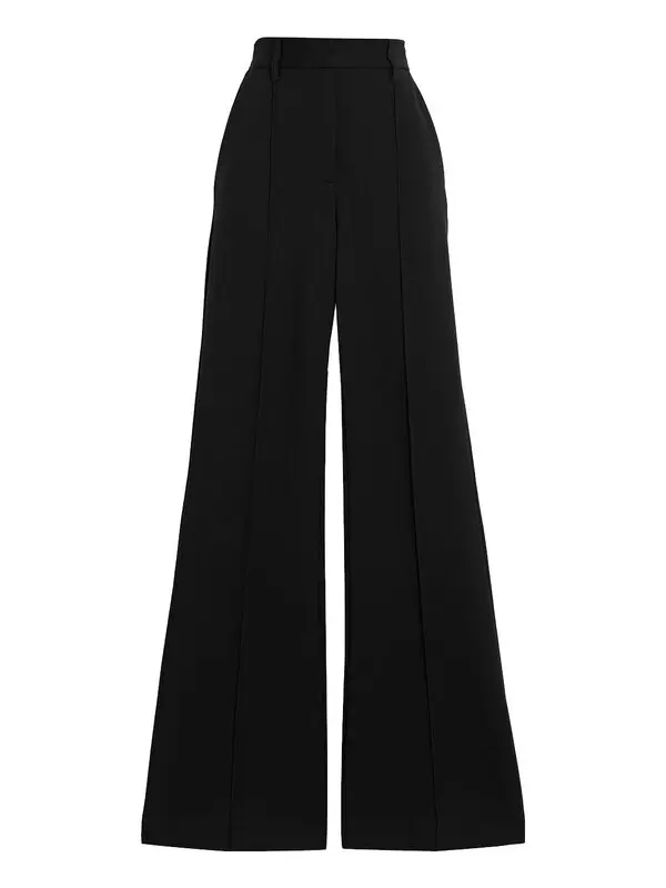 Theory Demitria Ponte Flared Trousers - Black