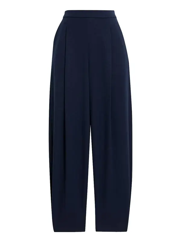Theory Cropped Jersey Track Pants - Navy