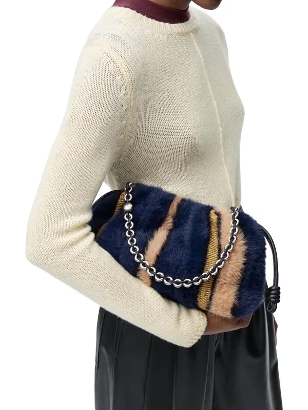 Loewe Medium Flamenco Purse - Multicolor Deep Navy