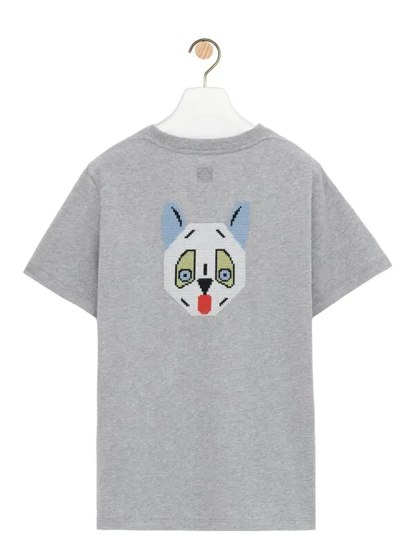 Loewe Regular Fit T-shirt - Grey Melange
