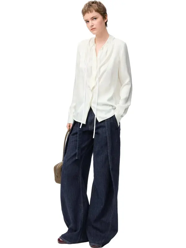 Loewe Silk Blouse - White