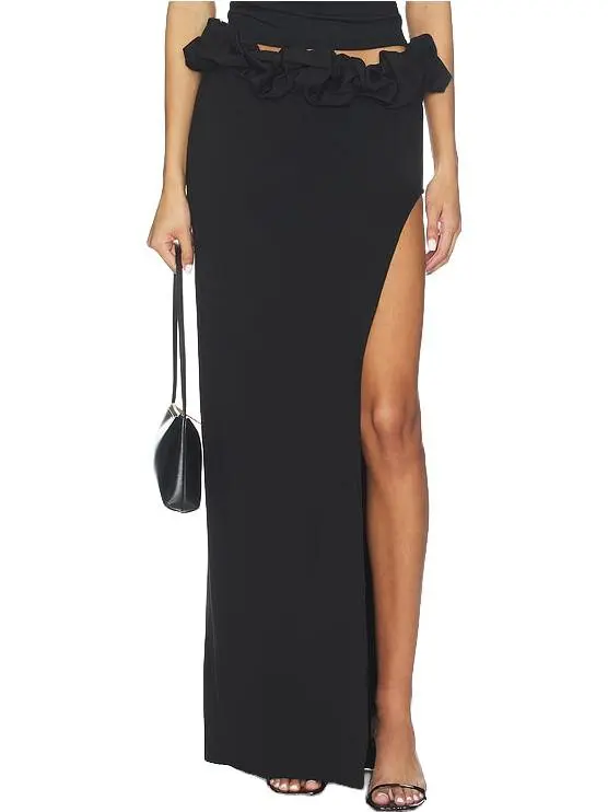Nbd Zoya Maxi Skirt - Black