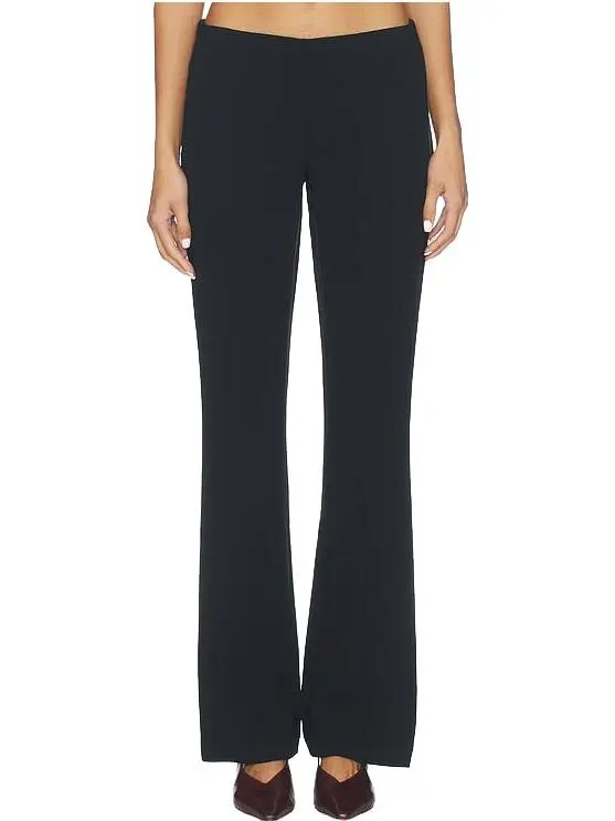EAVES X Coco Auda Polished Crepe Pant - Black