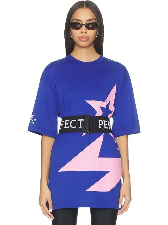 Perfect Moment Oversized Logo T-shirt - French Blue