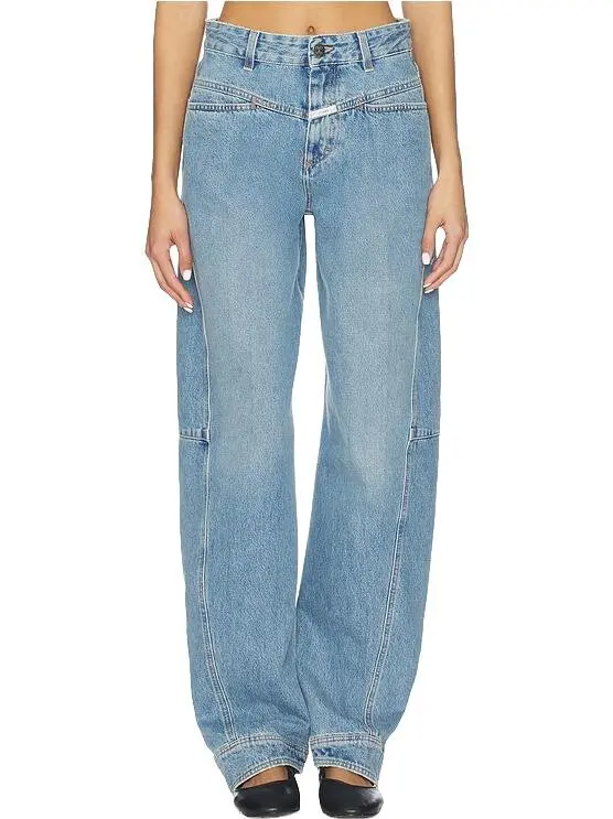 Closed Lira Wide Leg Jeans - Mid Blue