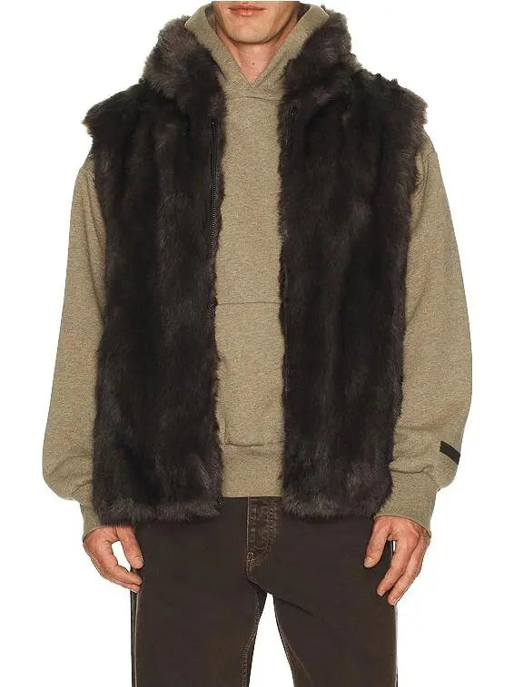 UNREAL FUR Blue Ridge Vest - Slate Grey