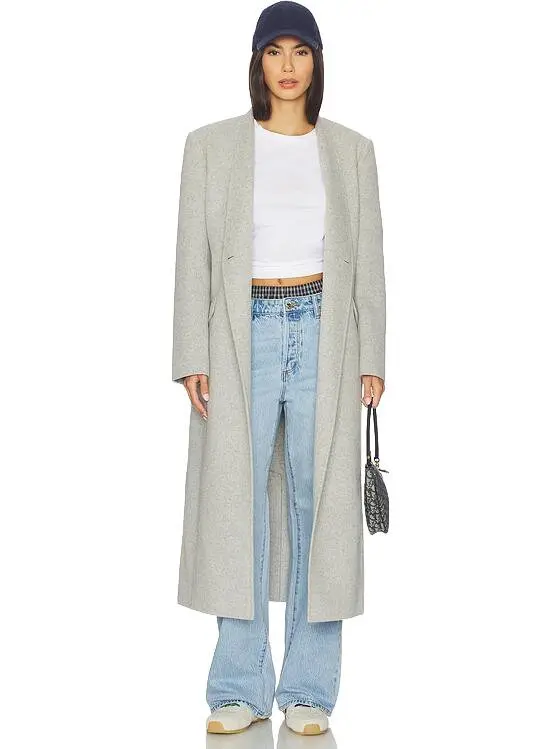 LAMARQUE Callie Coat - Light Grey