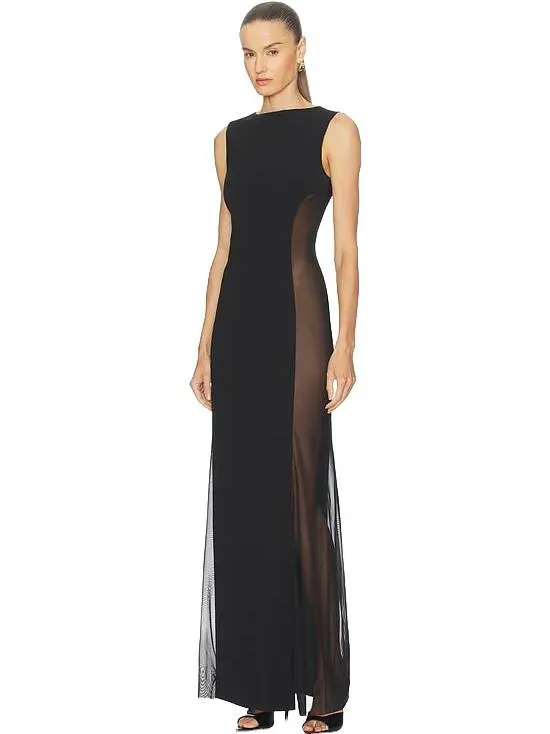 CAMILA COELHO Teresita Gown - Black