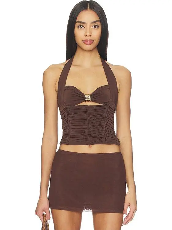 TIGER MIST Briallen Top - Chocolate