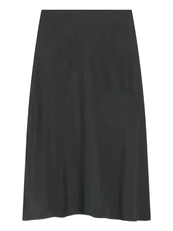 Maison Kitsuné Slip Midi Skirt - Black